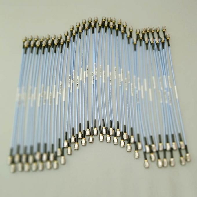 18GHz SMA Microwave Cable Stable Semi Rigid RF Cable Assembly Phase
